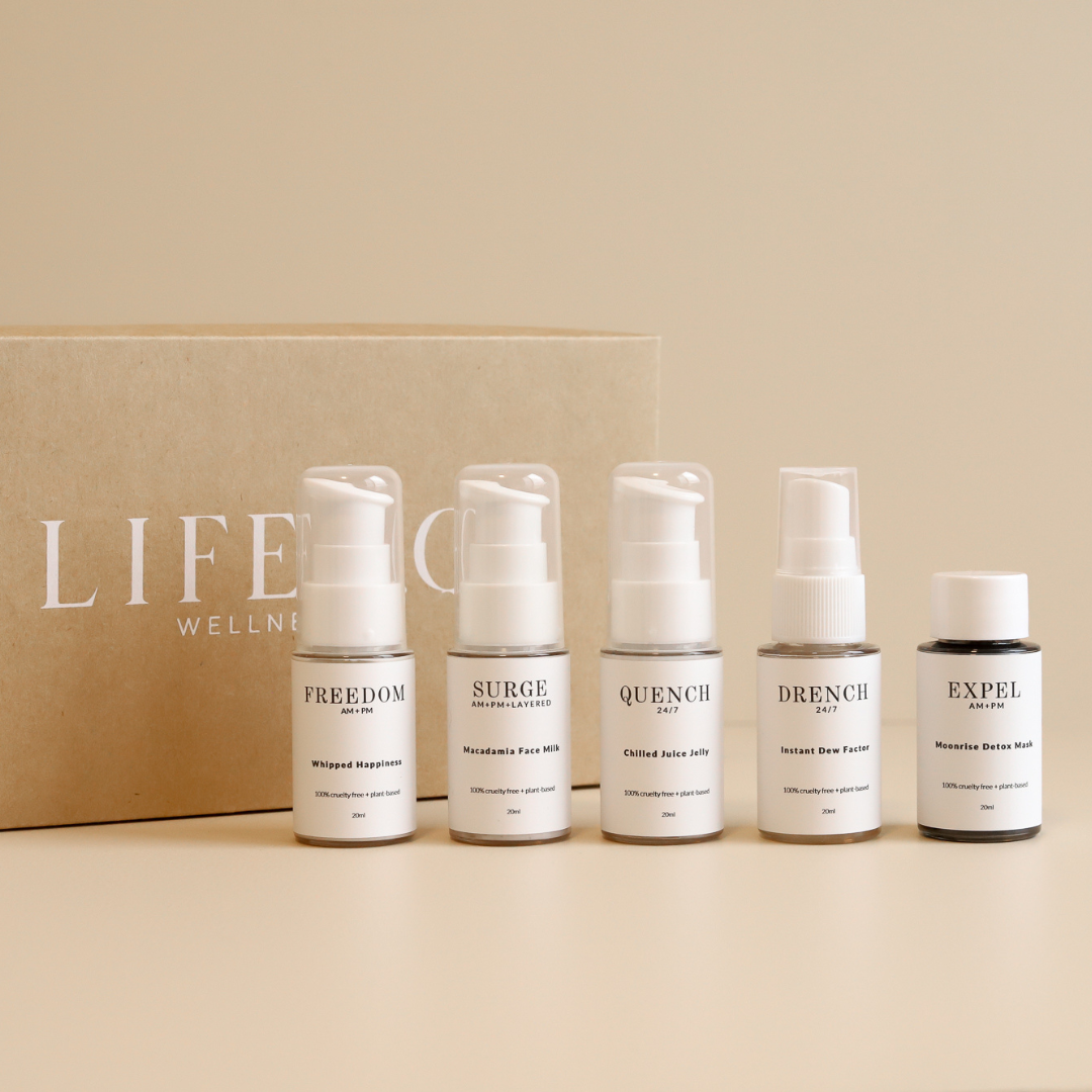 MINI ESSENTIALS KIT | Clean Travel-Sized Skincare | Life HQ Wellness
